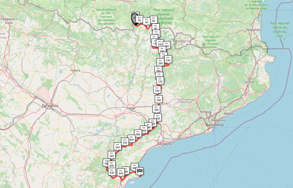 La Via Augusta en Gravel
